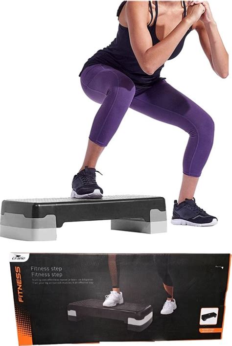 Crane Aerobic Step Hoogte Verstelbaa Anti Slip Laag Stepper Fitness Stepbank Bol