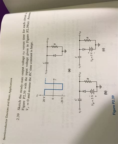 Solved Sketch The Steady State Output Voltage Upsilon Chegg Com