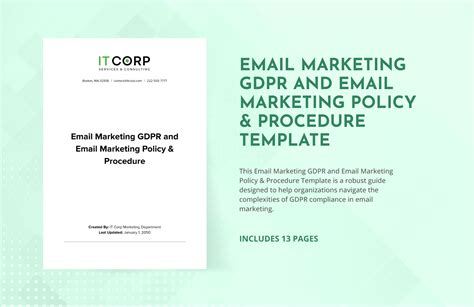 Free Gdpr Compliance Templates To Edit Online