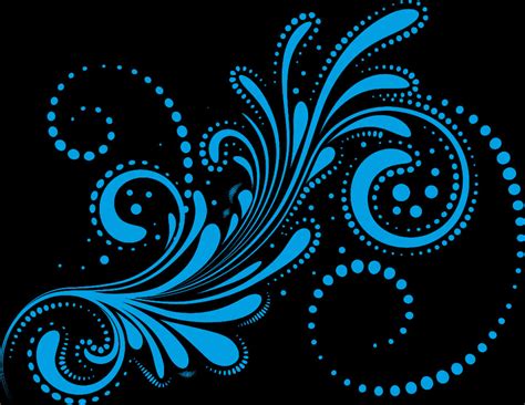 Download Abstract Blue Swirl Design