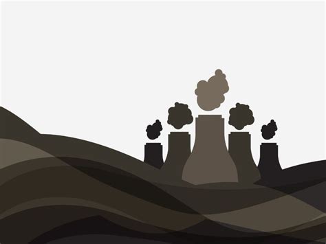 Pollution Design Powerpoint Templates Black Industrial Free PPT Backgrounds