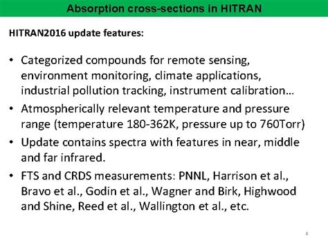 Updates And Current Status Of The Hitran Application