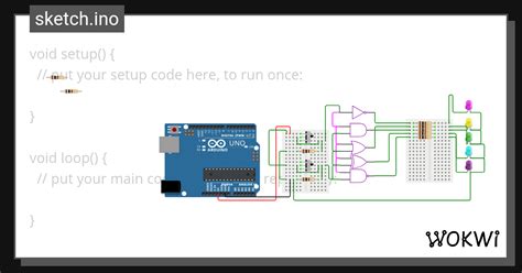 C To 009 Compuertas Logicas Wokwi Esp32 Stm32 Arduino Simulator