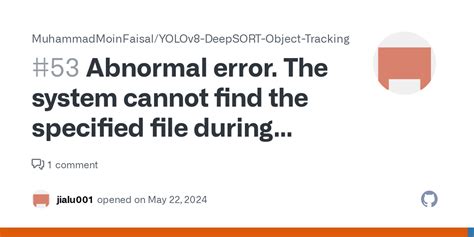 Abnormal Error The System Cannot Find The Specified File During Prediction · Issue 53