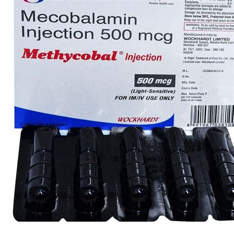 Methylcobal 500 Mg Injection 500mcg At ₹ 500box In Nagpur Id