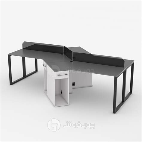 میز گروهی پایه فلزی مدل G159 چوب فروش