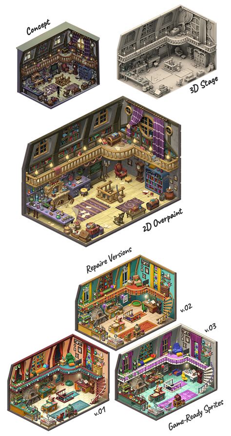 Base De Sprites Isometricos Isometric Sprites For 2d3d Games