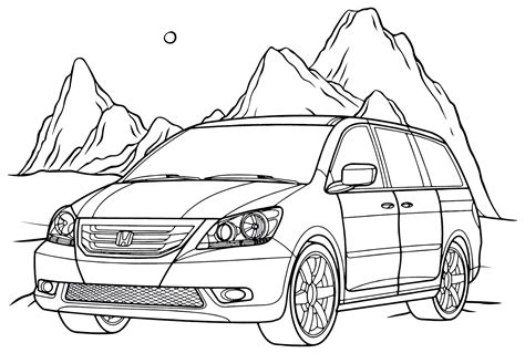 49 Honda Coloring Pages