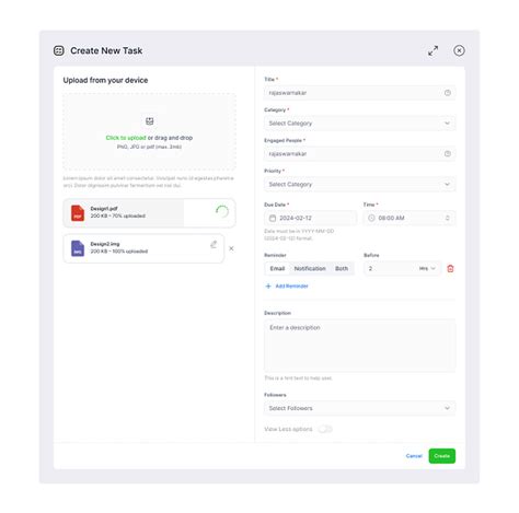 Create Task By Raja Swarnakar On Dribbble