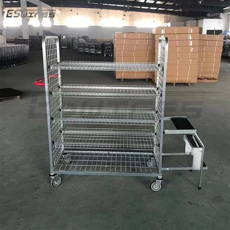 China Customized Warehouse Order Picking Trolleys Suppliers
