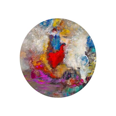 Odilon Redon The Wheel Of Fortune 1909 Canvas Print 16 X 16