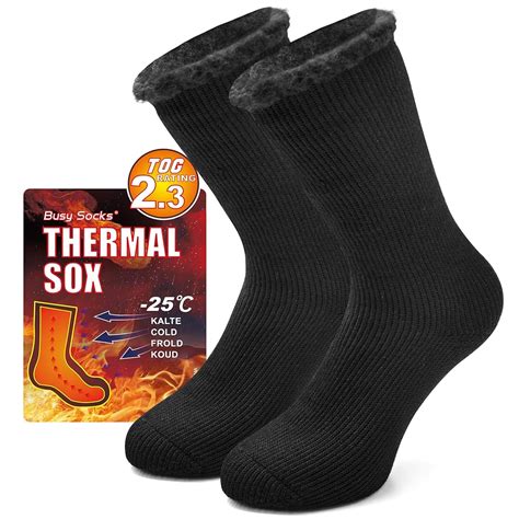 Thermal Boot Socks Size 10 13 3 Pairs Mens Heated Thermal Winter Socks