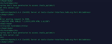 Some Samples Failed Bacause Of Not Permission To Access Toolsapimhci