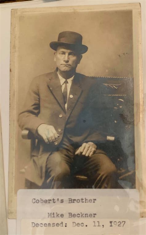 Michael “mike” Beckner 1881 1927 Find A Grave Memorial