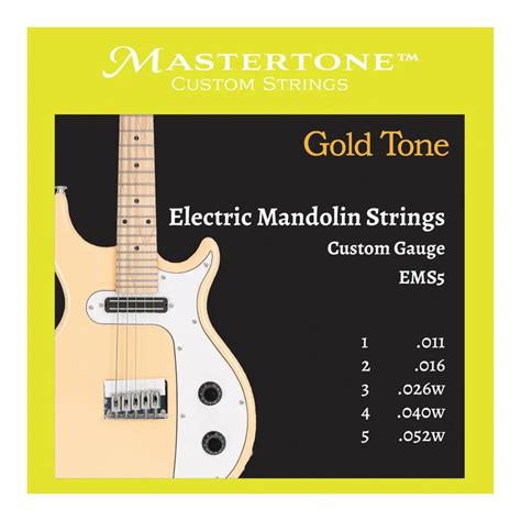 Gold Tone Ems5 Electric 5 String Mandolin Strings Total Music Gear