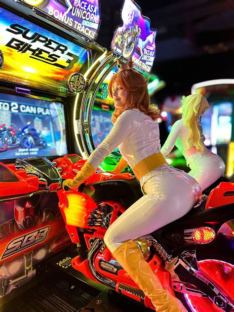 My Princess Daisy Mario Kart Cosplay With My Friend As Peach R