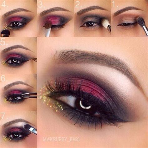 Red Eye Makeup Step By Step Makeup Vidalondon