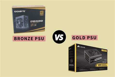 Difference Between Bronze And Gold Rated Psu At Edward Hillary Blog