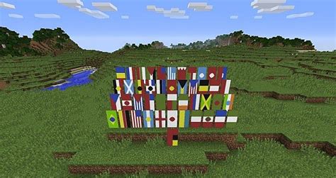 Country Flags In Minecraft