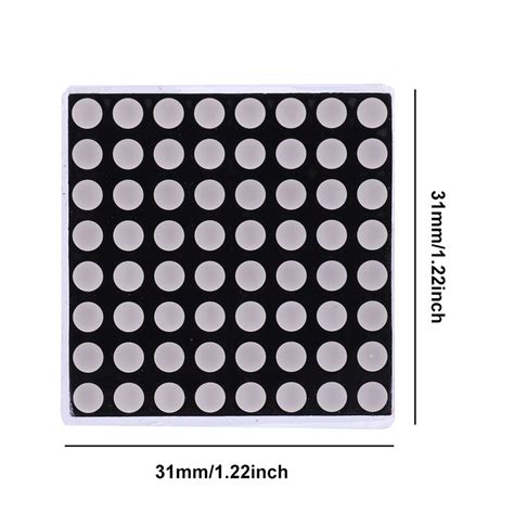 Ht16k33 Dot Matrix Display Board 88 Led Matrix Display Module Board For Arduino Ebay Uk