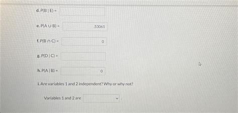 Solved Use The Values In The Cross Tabulation Table To Solve