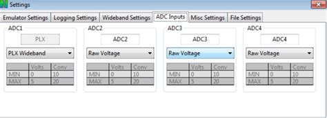 You Can Select Either A Pre Defined Sensor From The Drop Down Log The Raw Voltage Or Select A