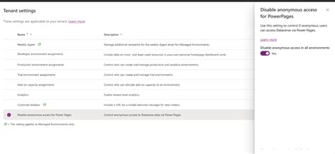 disable anonymous access in power pages microsoft learn