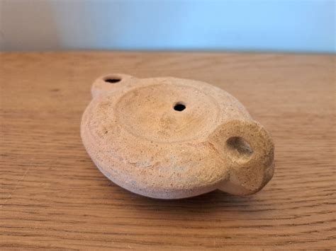 Proantic Lampe à Huile Romaine Terre Cuite