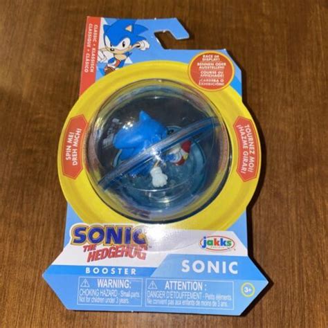 Sonic The Hedgehog Classic Sonic Booster Ball And Figure Sega Jakks