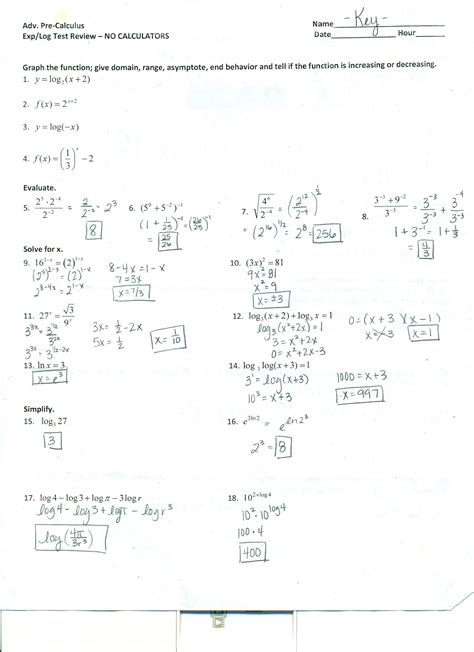 Assignments Mrs Jacksons Adv Pre Calculus Website
