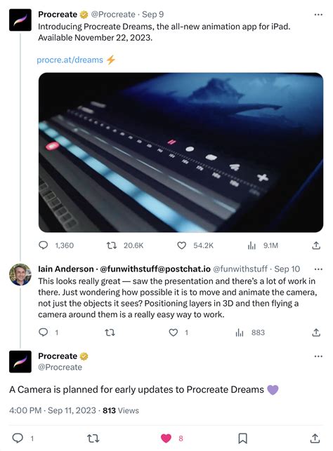 Introducing Procreate Dreams By Iain Anderson Provideo Coalition
