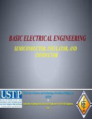 EE 210 CONDUCTORS AND WIRES Pdf BASIC ELECTRICAL ENGINEERING SEMICONDUCTOR INSULATOR AND