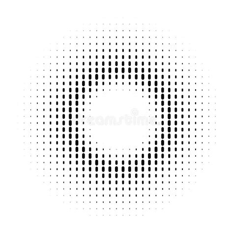 Halftone Circle Fade Effect Halftone Simple Pattern Pop Art Halftone Gradient Vector