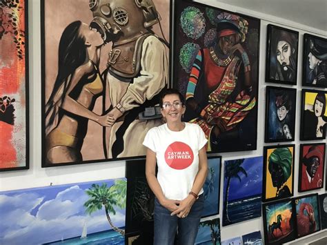 Kay Smith At Her Gallery In Breakers1 Cayman Compass