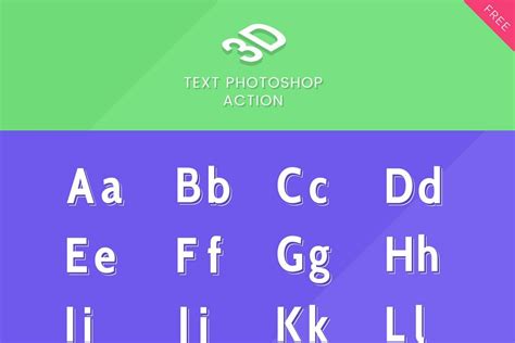 3d Text Photoshop Action Free Download Creativetacos Free Photoshop Actions Free Photoshop