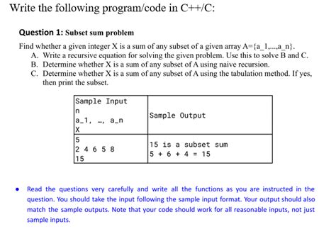 solved write the following program code in c c question