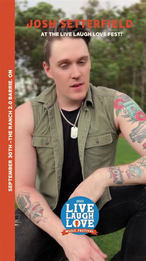 Its Official Josh Setterfield Is Joining The Lineup For Live Laugh Love Country Music