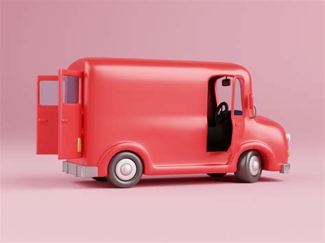 Stylized Truck Fully Rigged 3d Model Rigged Cgtrader