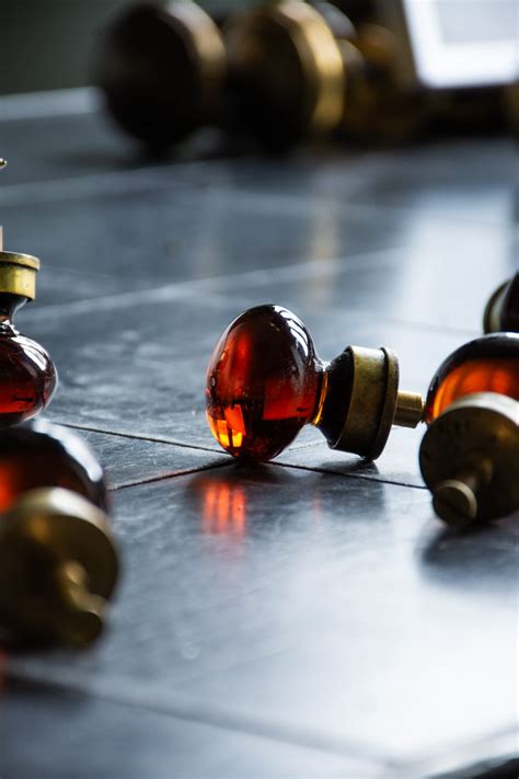 Amber Glass Cabinet Knobs 9349 Retrouvius Amber Glass Cabinet Knobs 9349 Retrouvius