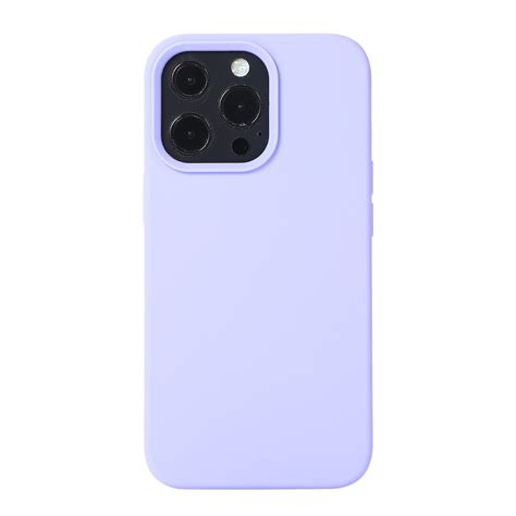 Liquid Silicone Phone Case For Iphone 14 Pro Purple