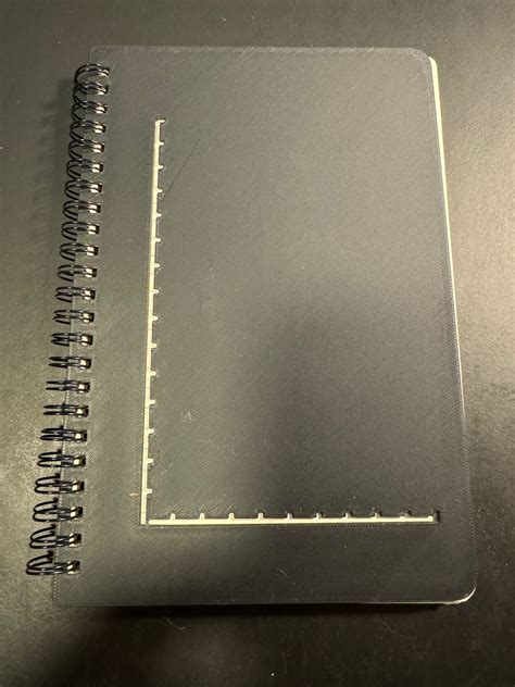 Customizable Notebook Cover By Illegible Download Free Stl Model