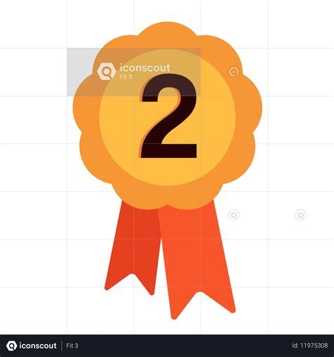 Gold Medal No 2 Animated Icon Free Download Sign And Symbols Animated Icons Iconscout