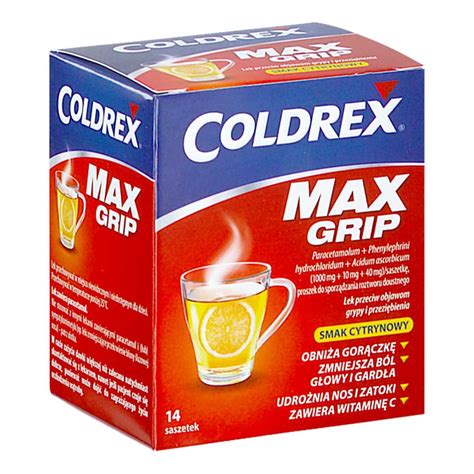 Coldrex Maxgrip Sm Cytryn Saszetki 14 Kup Online