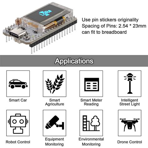 Mua Makerfocus Esp32 Lora V3 Development Board With 915 Mhz Antenna Integrated Wifi Bluetooth