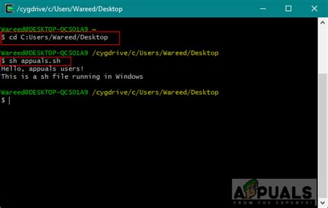 Cómo ejecutar archivos SH en Windows Bytepeaker