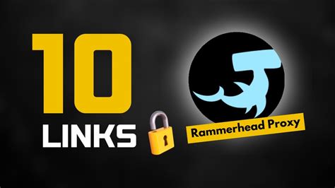 10 Rammerhead Proxy Links Unblocked Websites For School 2024 Youtube