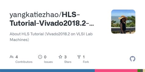 Github Yangkatiezhao Hls Tutorial Vivado On Vlsi Lab Machines