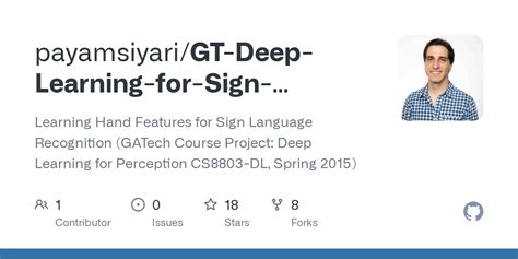 Github Payamsiyari Gt Deep Learning For Sign Language Recognition Learning Hand Features For