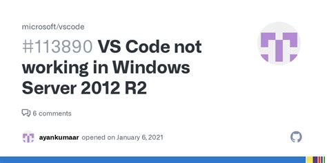 VS Code Not Working In Windows Server R Issue Microsoft Vscode GitHub