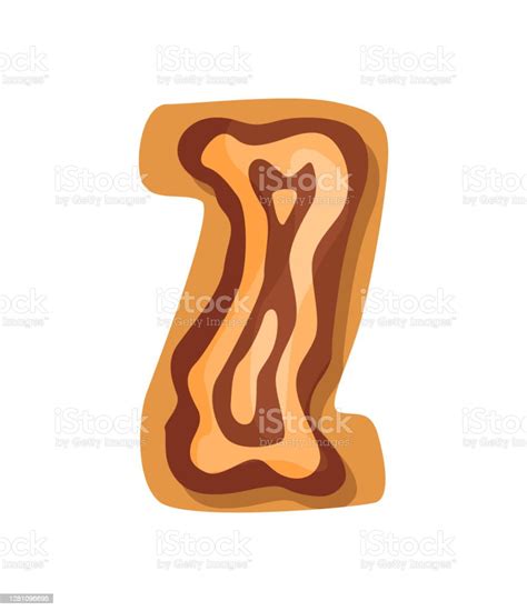 만화 쿠키 글꼴 과자는 자본 편지 Z 벡터 영어 Abc 베이킹 컬러 유약에 스타일화 창조적 인 진저 브레드 알파벳 디자인 어린